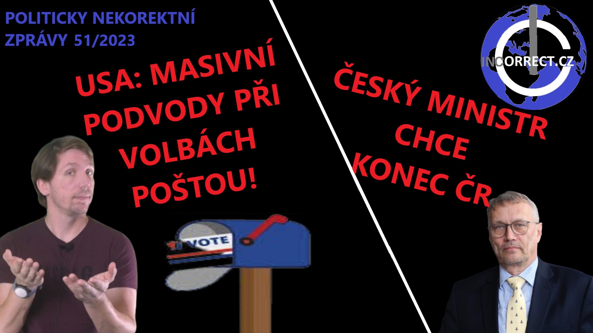 Volební podvody v USA, vlastizrádný ministr, islamizované Vánoce ...